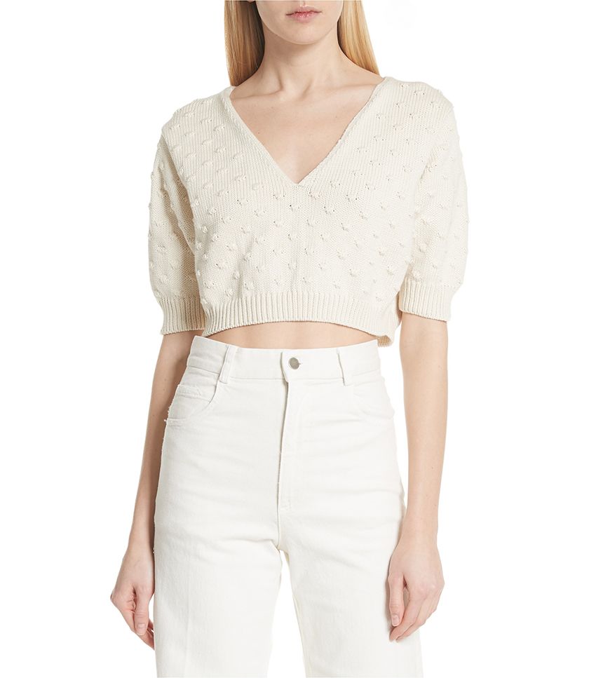See How French and American Girls Are Wearing Crop Sweaters | Who What Wear