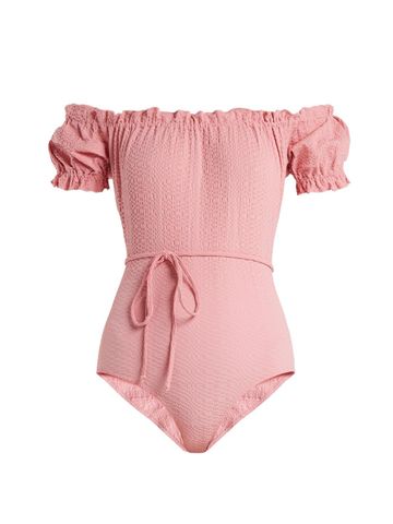 The Coolest Off-the-Shoulder Swimsuits of Summer | Who What Wear