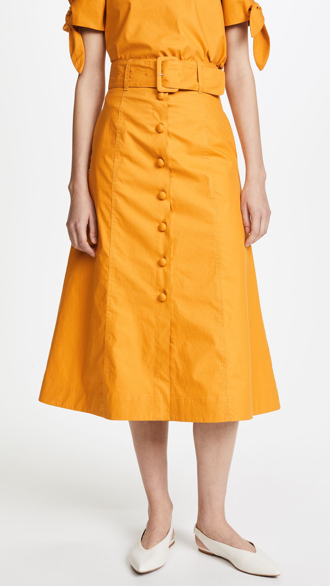 17 Button-Down Skirts to Wear All Year Long | Who What Wear