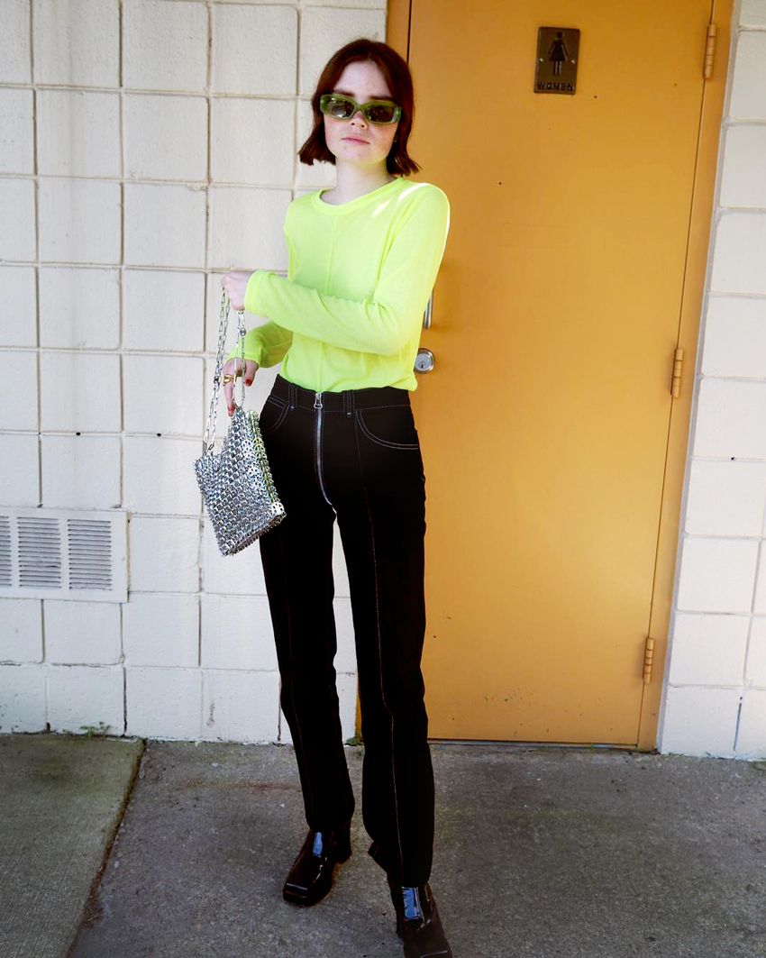 The Lime Green Outfits Trendsetters Are Testing | Who What Wear
