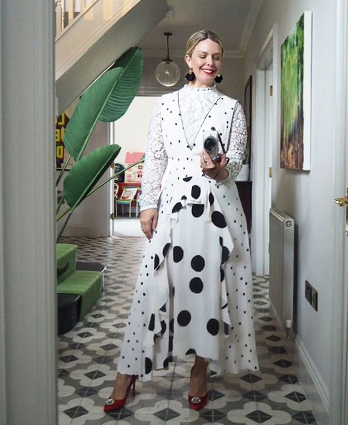 Topshop's Polka-Dot Dress Is Back in Stock | Who What Wear