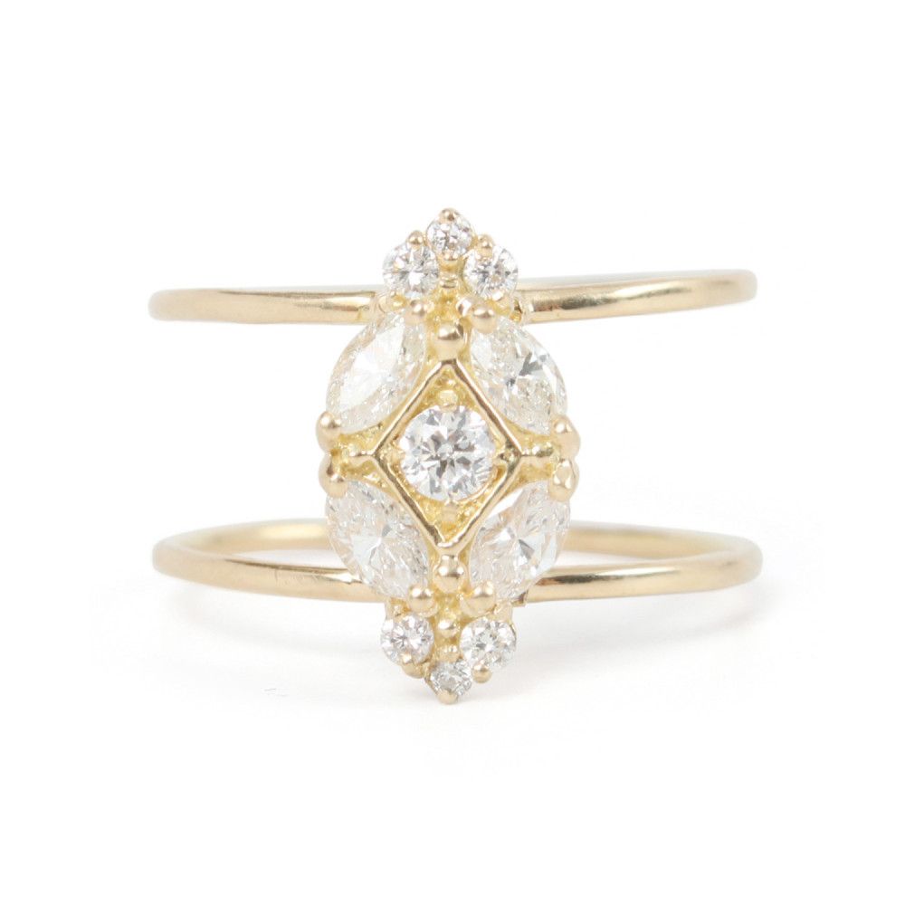 14 Gorgeous Double-Band Engagement Rings | Who What Wear