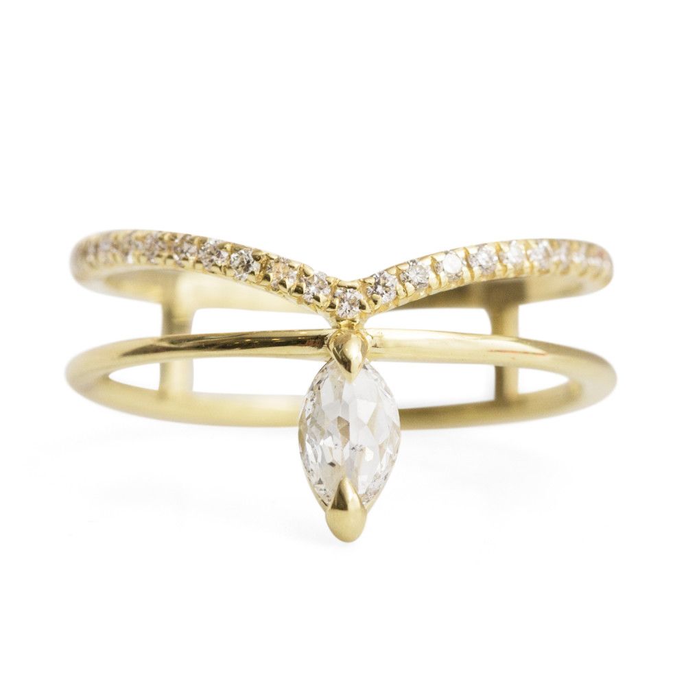 14 Gorgeous Double-Band Engagement Rings | Who What Wear