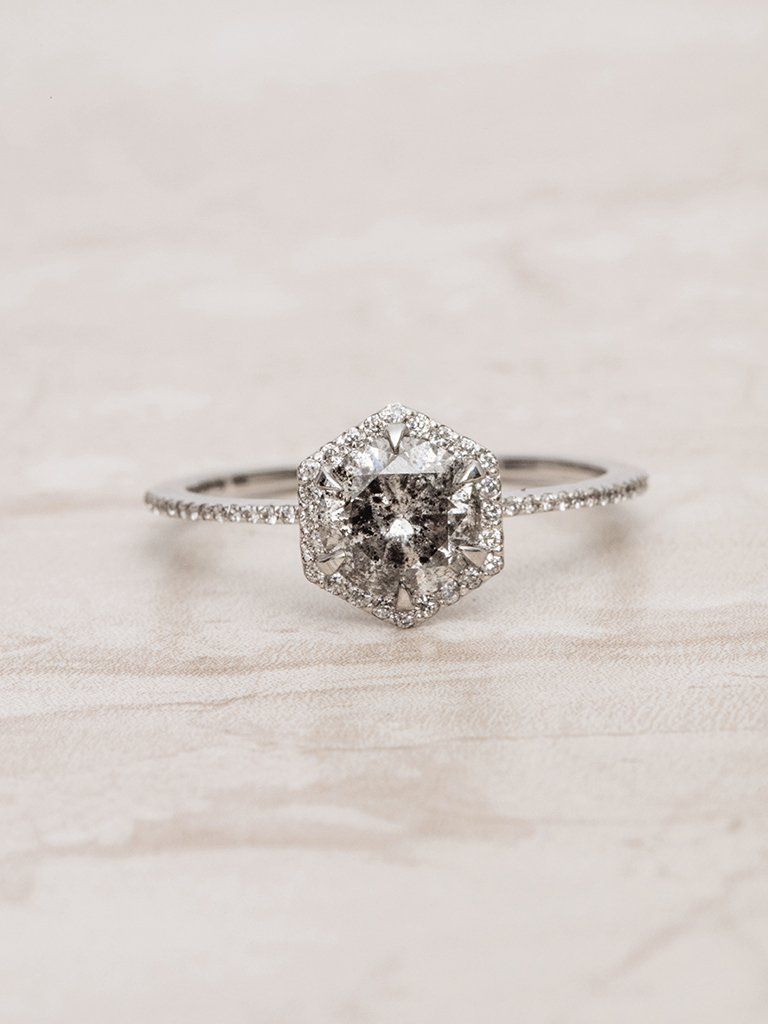 25 Hexagon Engagement Rings That Will Be Everywhere | Who What Wear