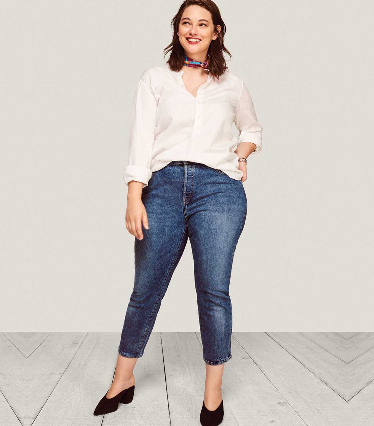 The Button-Front Jeans Celebs and I Adore | Who What Wear
