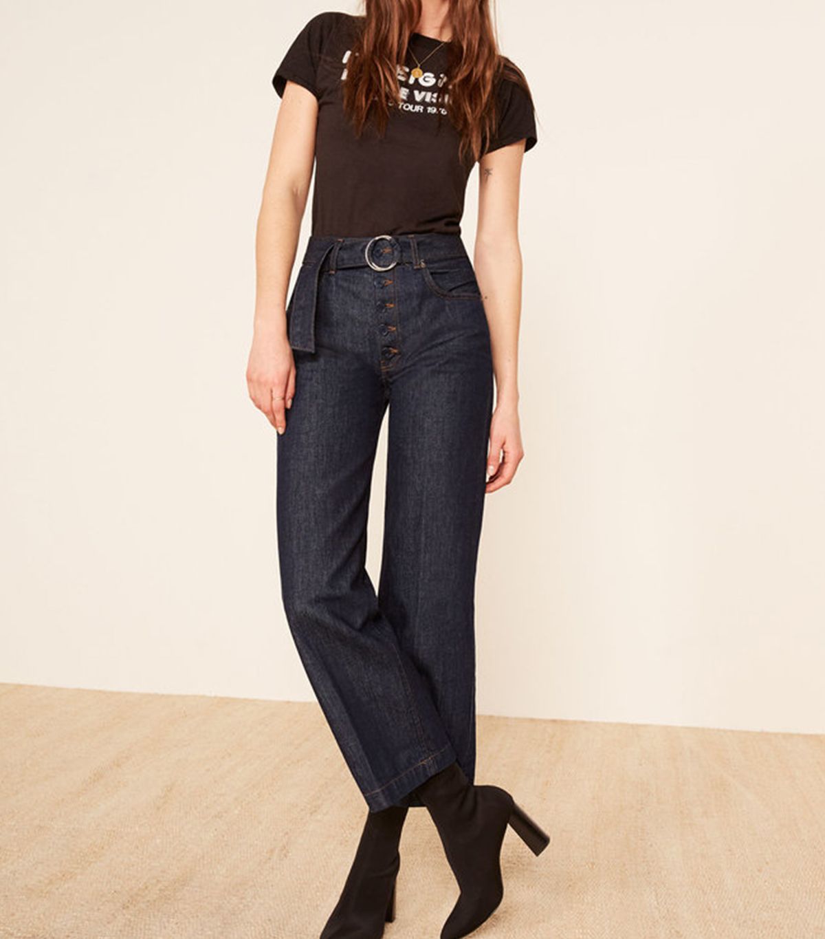 The Button-Front Jeans Celebs and I Adore | Who What Wear