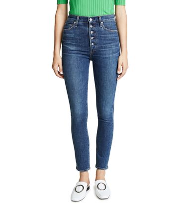 The Button-Front Jeans Celebs and I Adore | Who What Wear