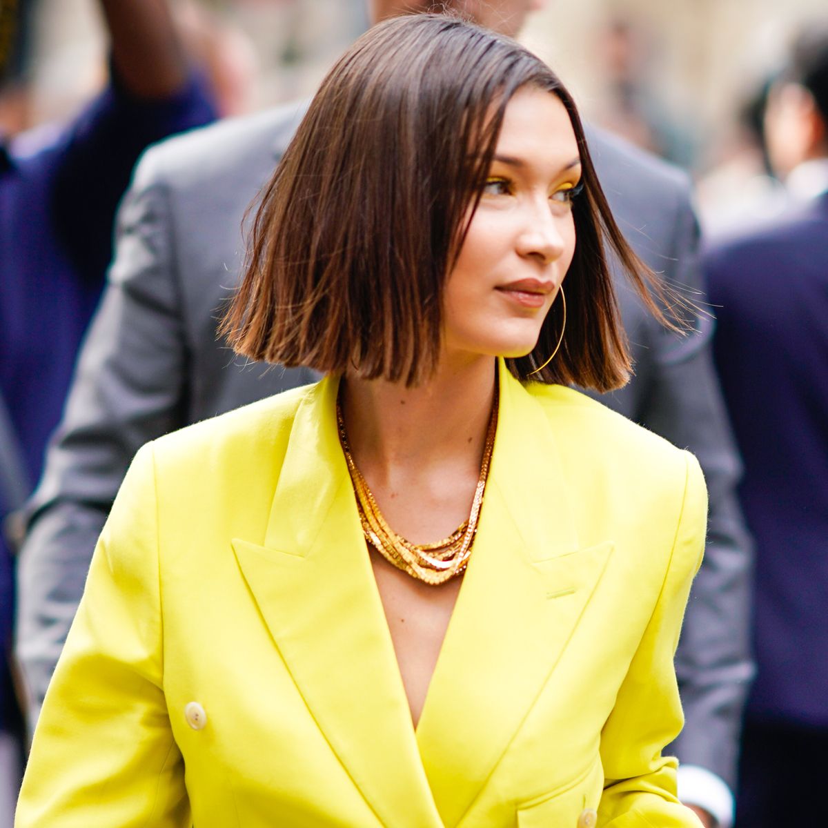 Bella Hadid Wore A Juicy Tracksuit At A High School Prom Who What Wear