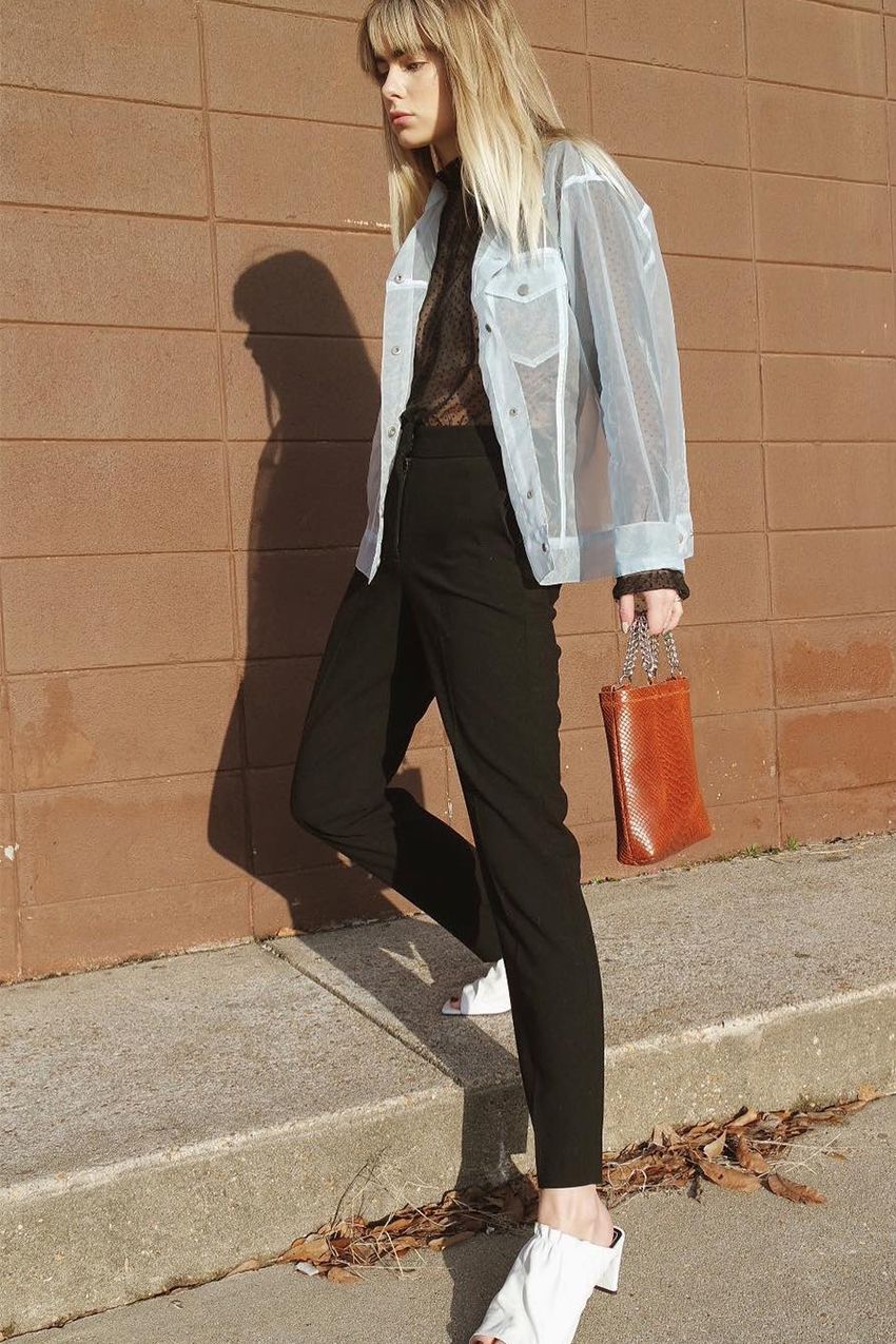 5 Sheer Shirt Outfits That Are Actually Practical | Who What Wear