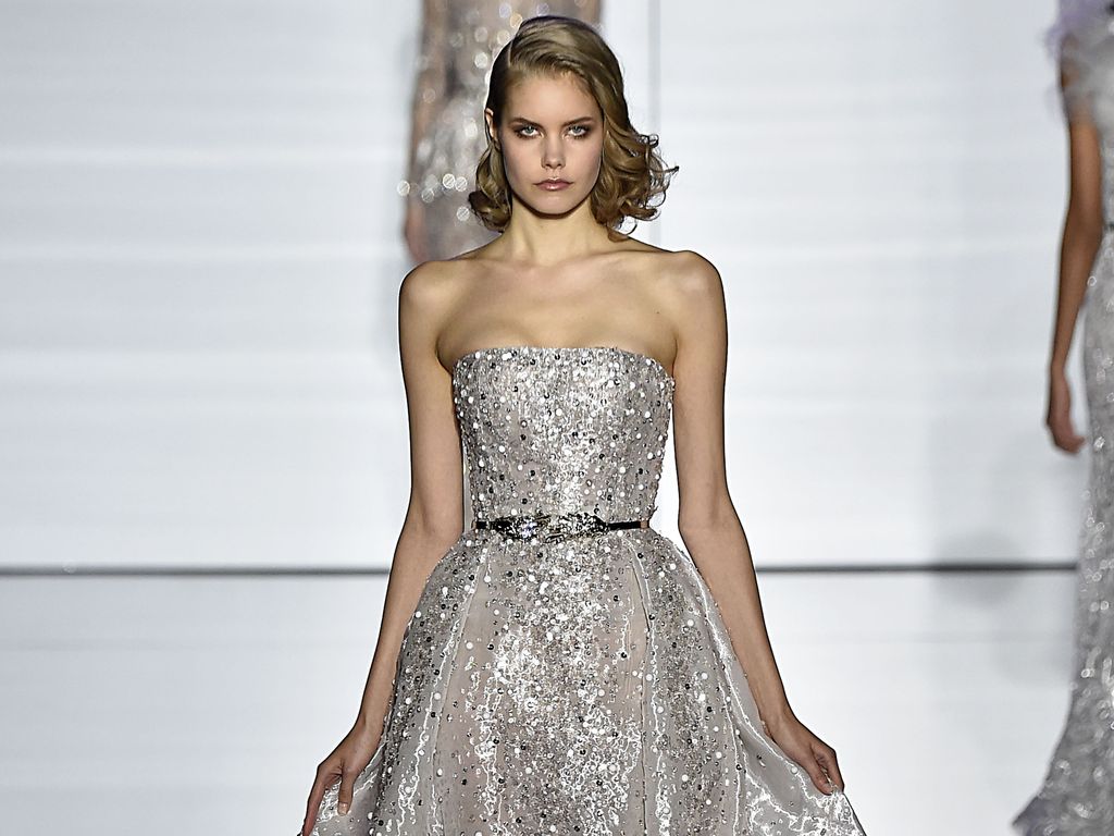 20 Beautiful Silver Wedding Dresses | Who What Wear