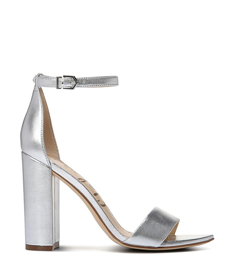 20 Silver Block-Heel Sandals to Wear Everywhere | Who What Wear