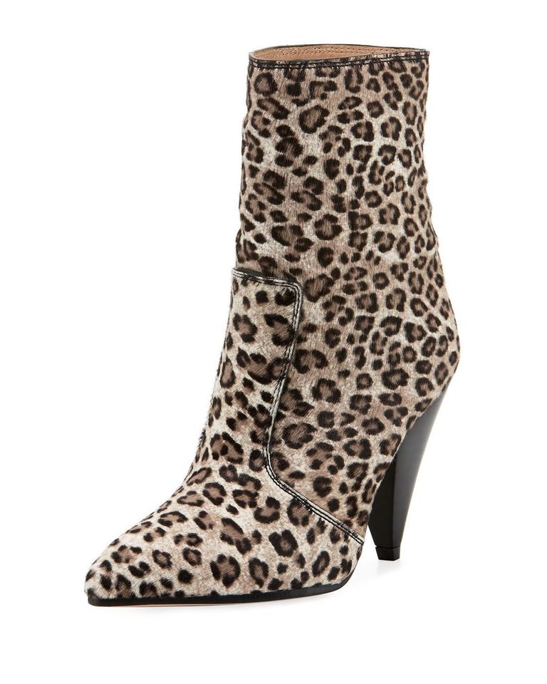The Leopard-Print Ankle Boot Trend Is Happening | Who What Wear