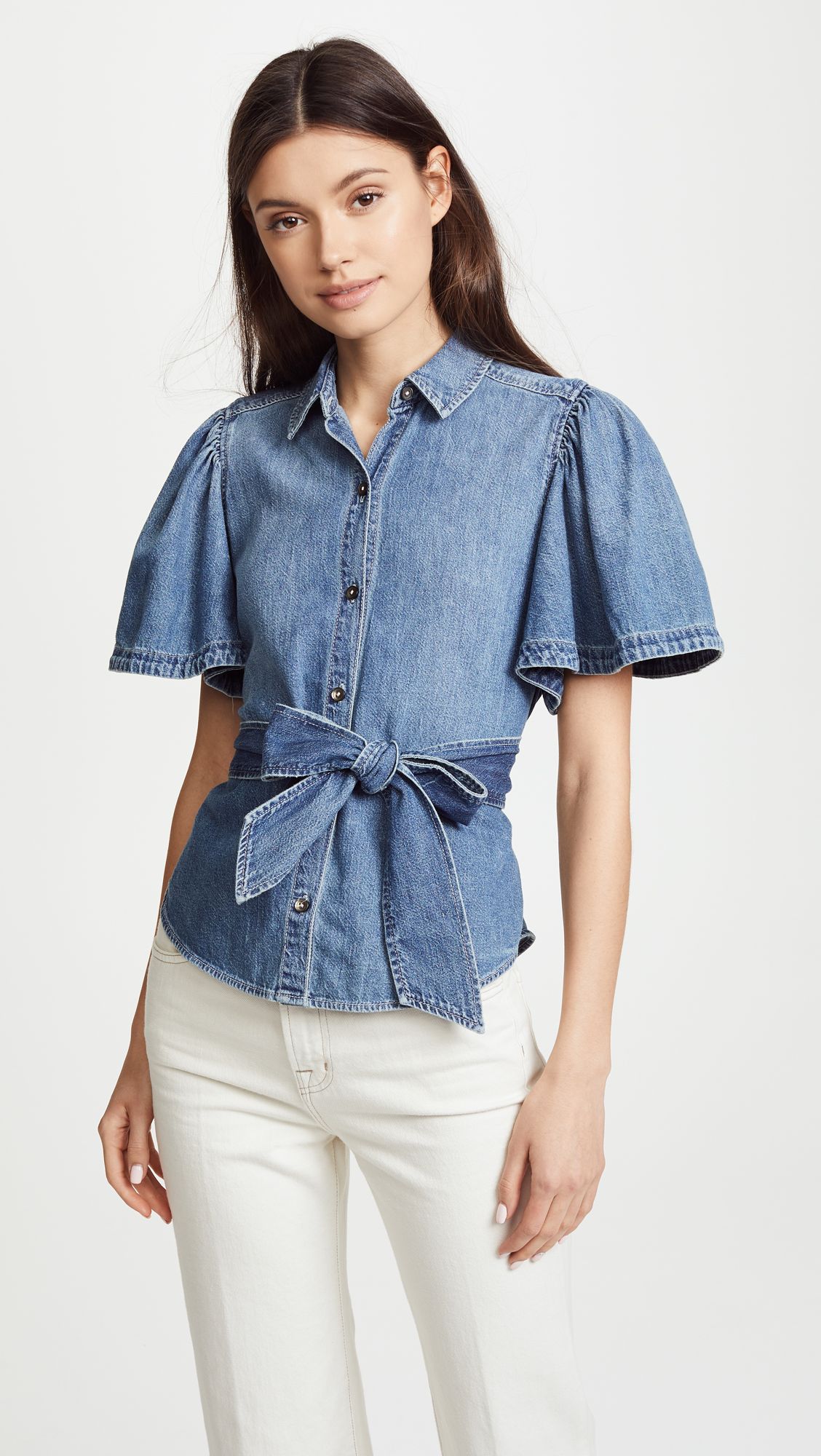 The Best 12 Jean Shirt Outfits to Wear This Fall | Who What Wear
