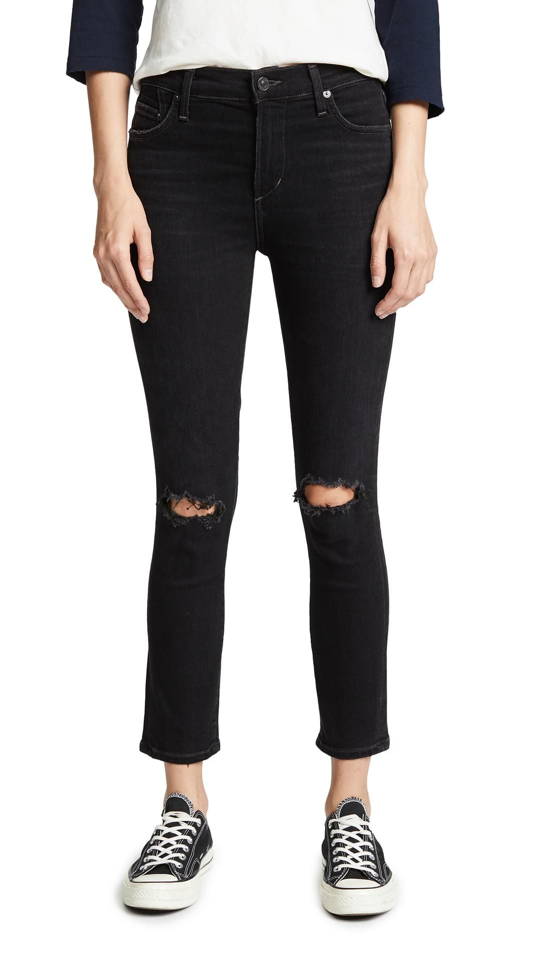 The Black Jean Outfits That'll Never Go Out of Style | Who What Wear