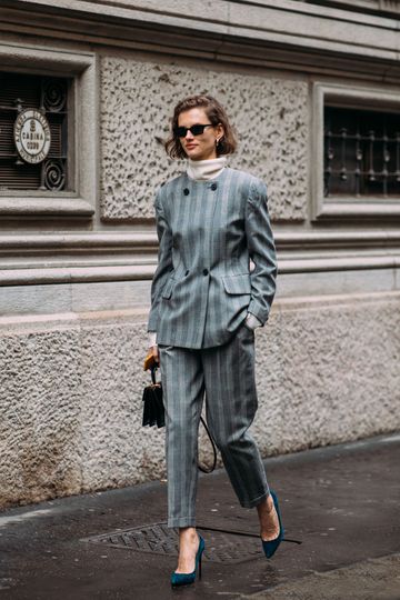 5 Chic Work Outfits That Require Only 2 Items | Who What Wear