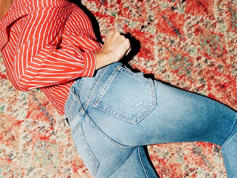 How to Stretch Rigid Jeans With One Simple Trick | Who What Wear
