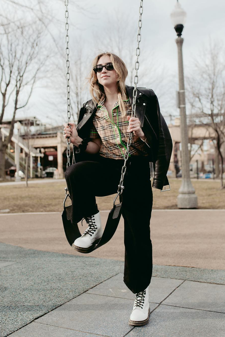 15 Fall Leather Jacket Outfits for Chilly Weather | Who What Wear