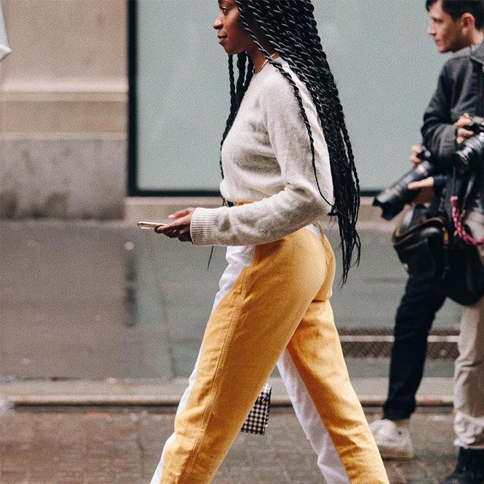 The New Jean Trends Everyone Is Wearing in NYC Right Now | Who What Wear
