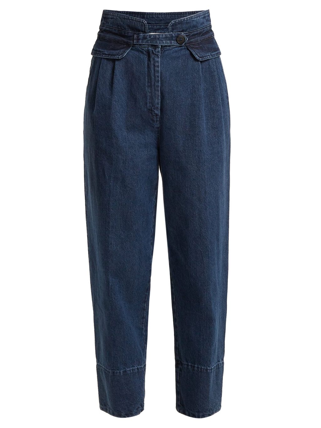 You're About to See Pleated Jeans Everywhere | Who What Wear
