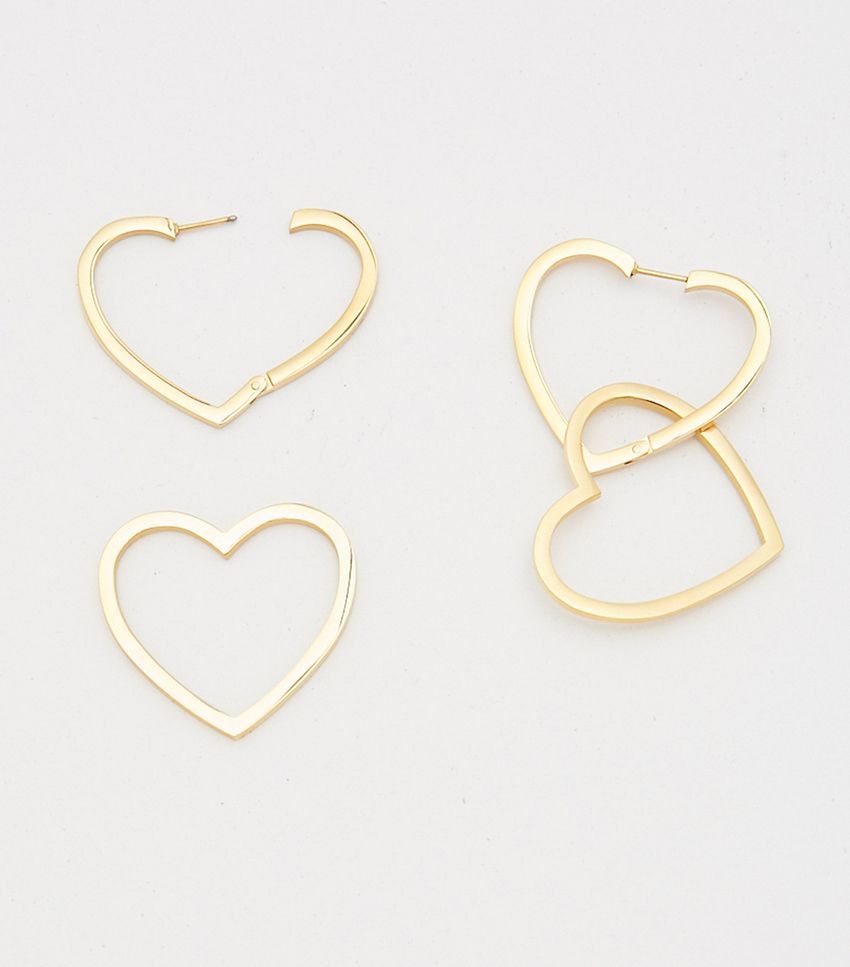25 Pairs of Cute Heart Earrings | Who What Wear