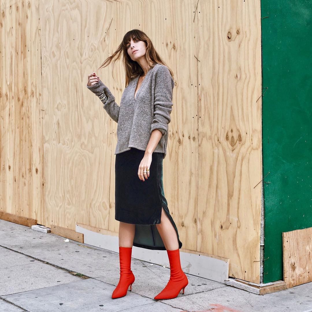 16 Fall Outfits With Red Shoes | Who What Wear