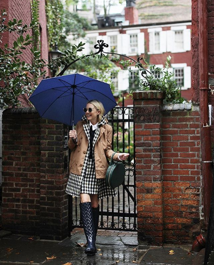 The Cutest Rain Boots Outfits to Wear This Fall | Who What Wear