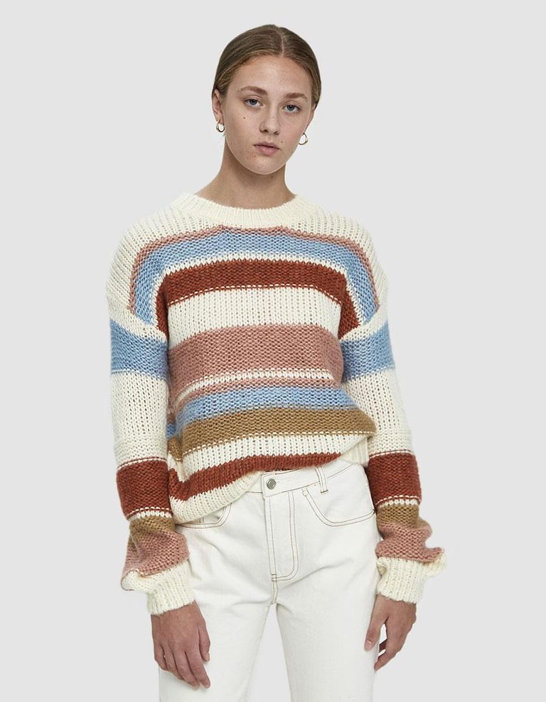 These Striped Sweaters Go with Every Major Fall Trend | Who What Wear