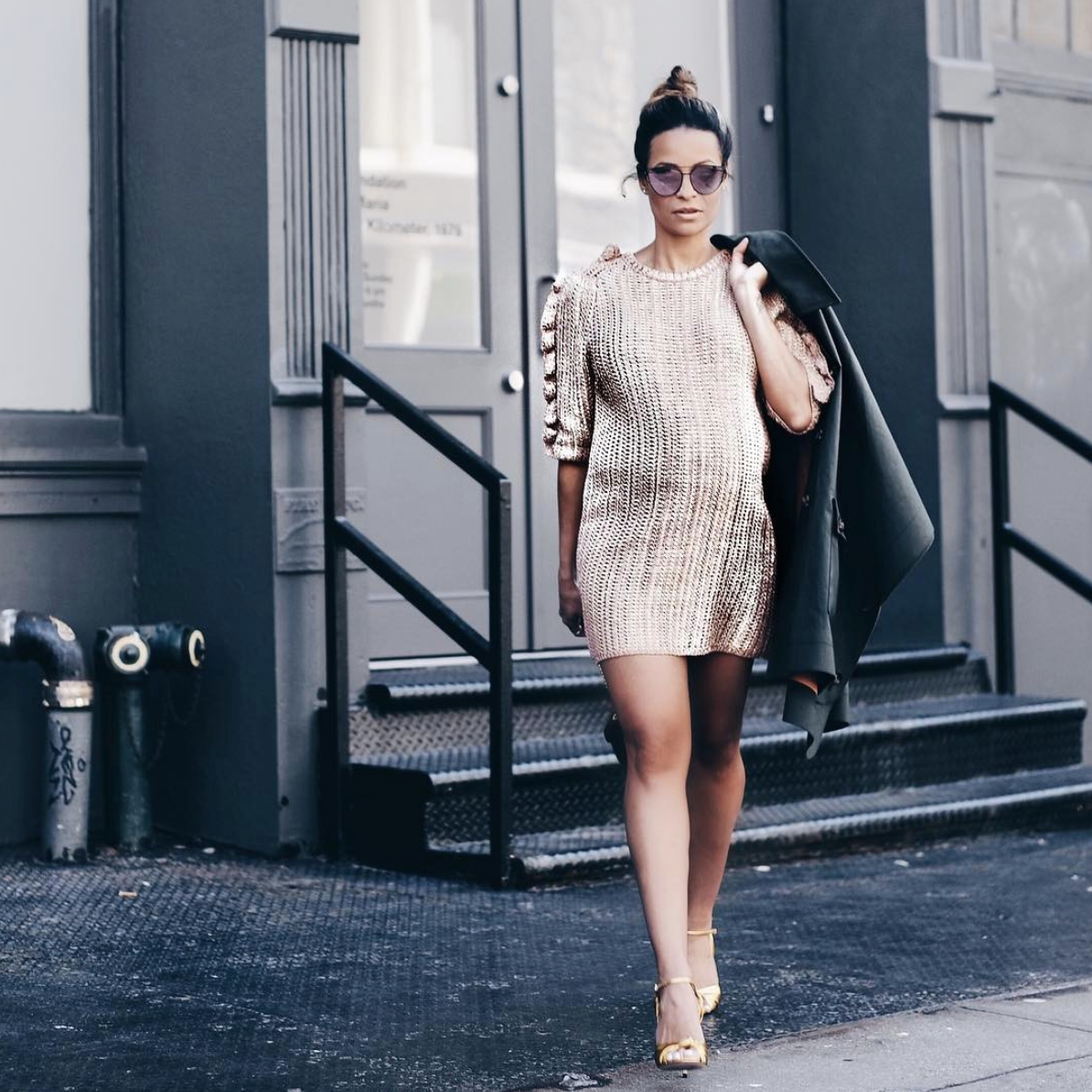 The Most Stylish Maternity Christmas Outfits of 2018 | Who What Wear
