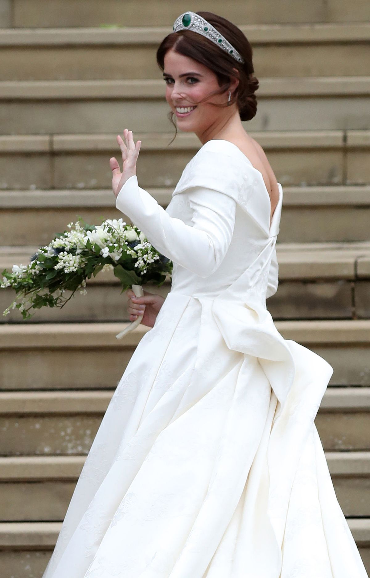 Princess Eugenie's Wedding Dress: See All the Details | Who What Wear