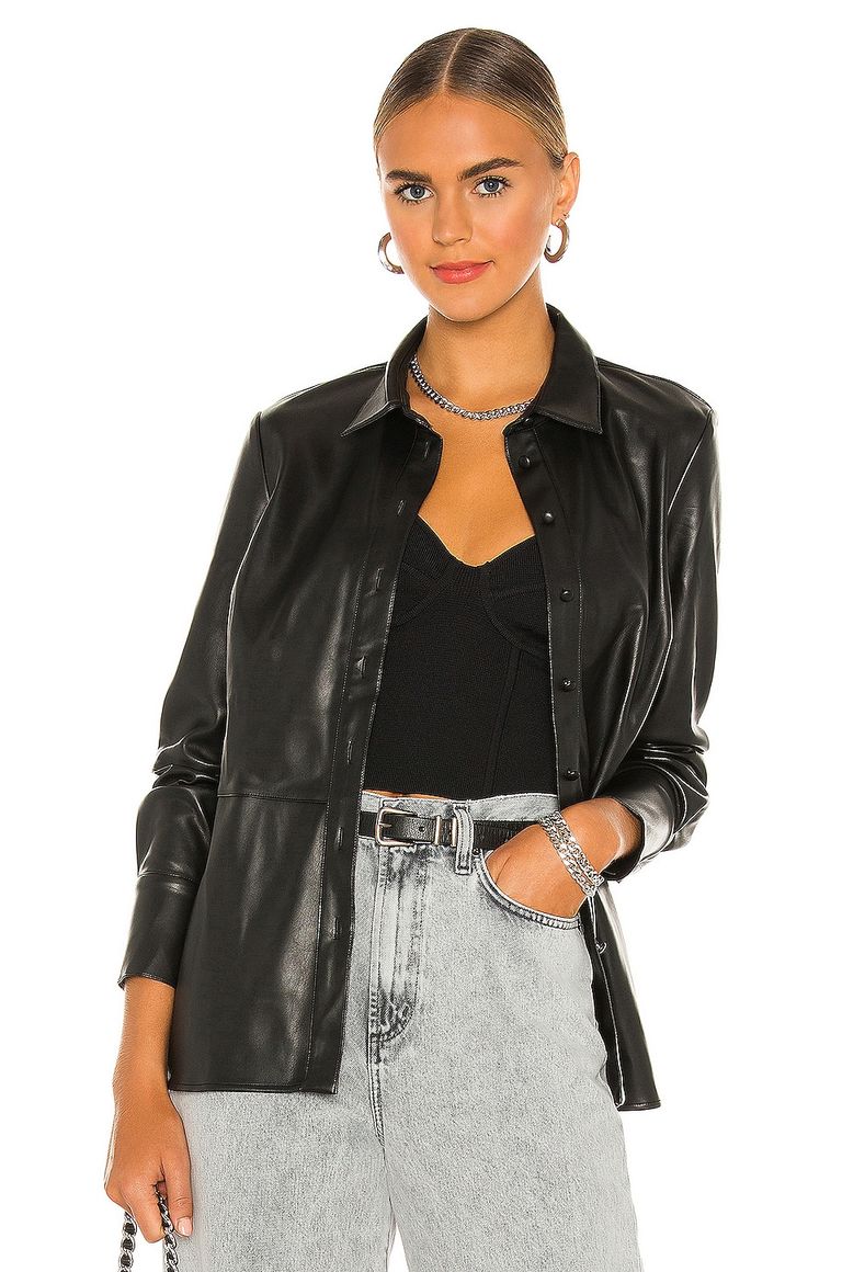 9 Black-Denim-Jacket Outfits for Fall | Who What Wear