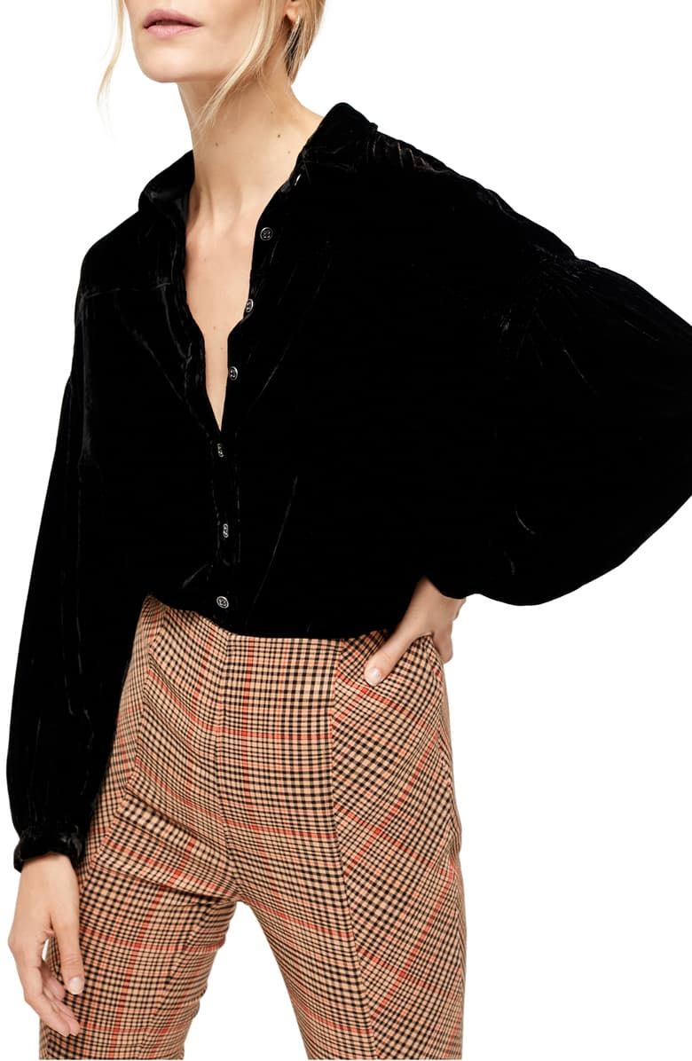 19 Velvet Holiday Tops to Wear With Jeans | Who What Wear