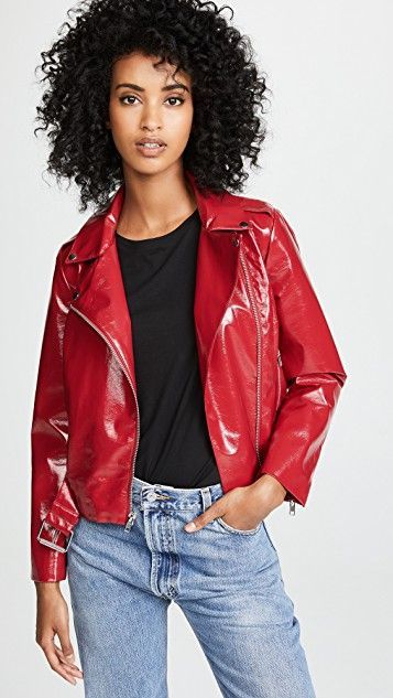 The Best Patent Leather Jackets for Fall | Who What Wear