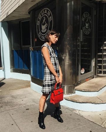 How to Wear a Checkered Dress: 14 Outfit Ideas | Who What Wear