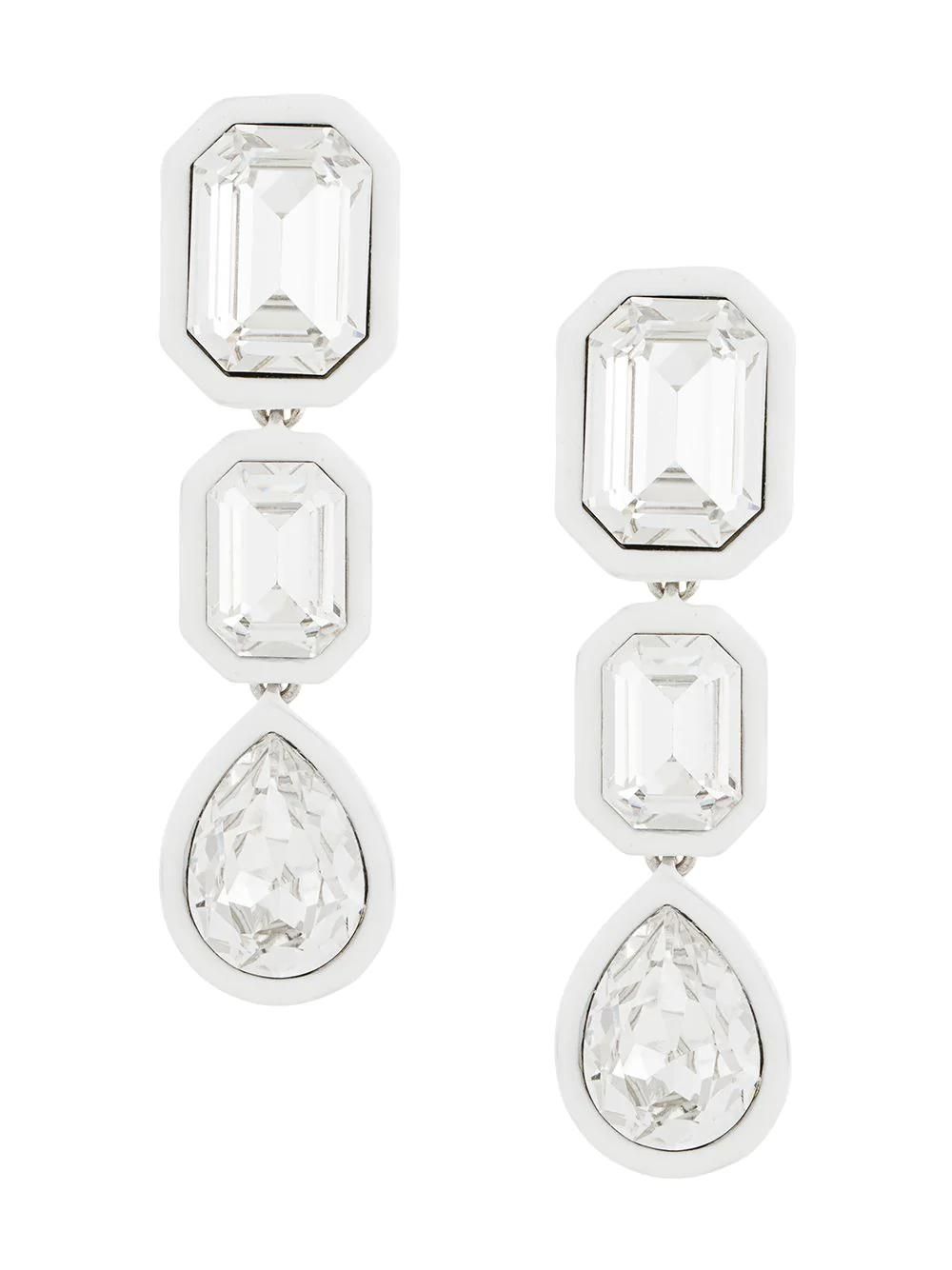 These Crystal Drop Earrings Are Dripping With Pretty | Who What Wear