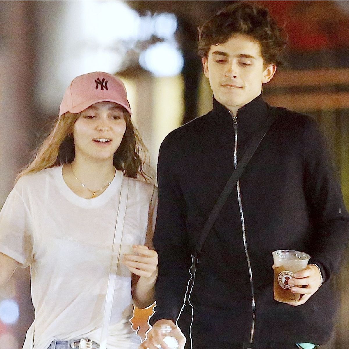 Lily Rose Depp And Timoth e Chalamet On A Date Night Who What Wear Lily Rose Depp And Timoth e Chalamet On A Date Night Who What Wear