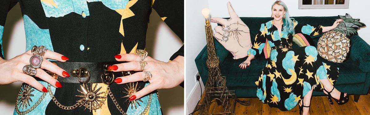 Inside Coco Fennell's Vintage-Style Wardrobe | Who What Wear