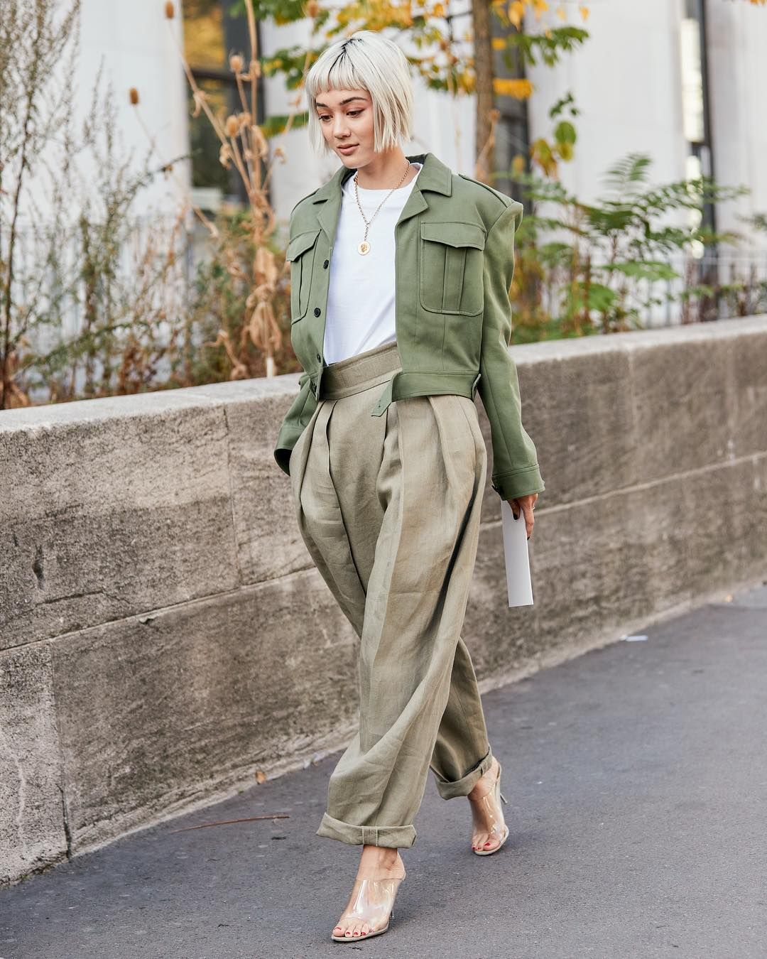 15 Outfits With Green Jackets You Can Wear Year Around | Who What Wear