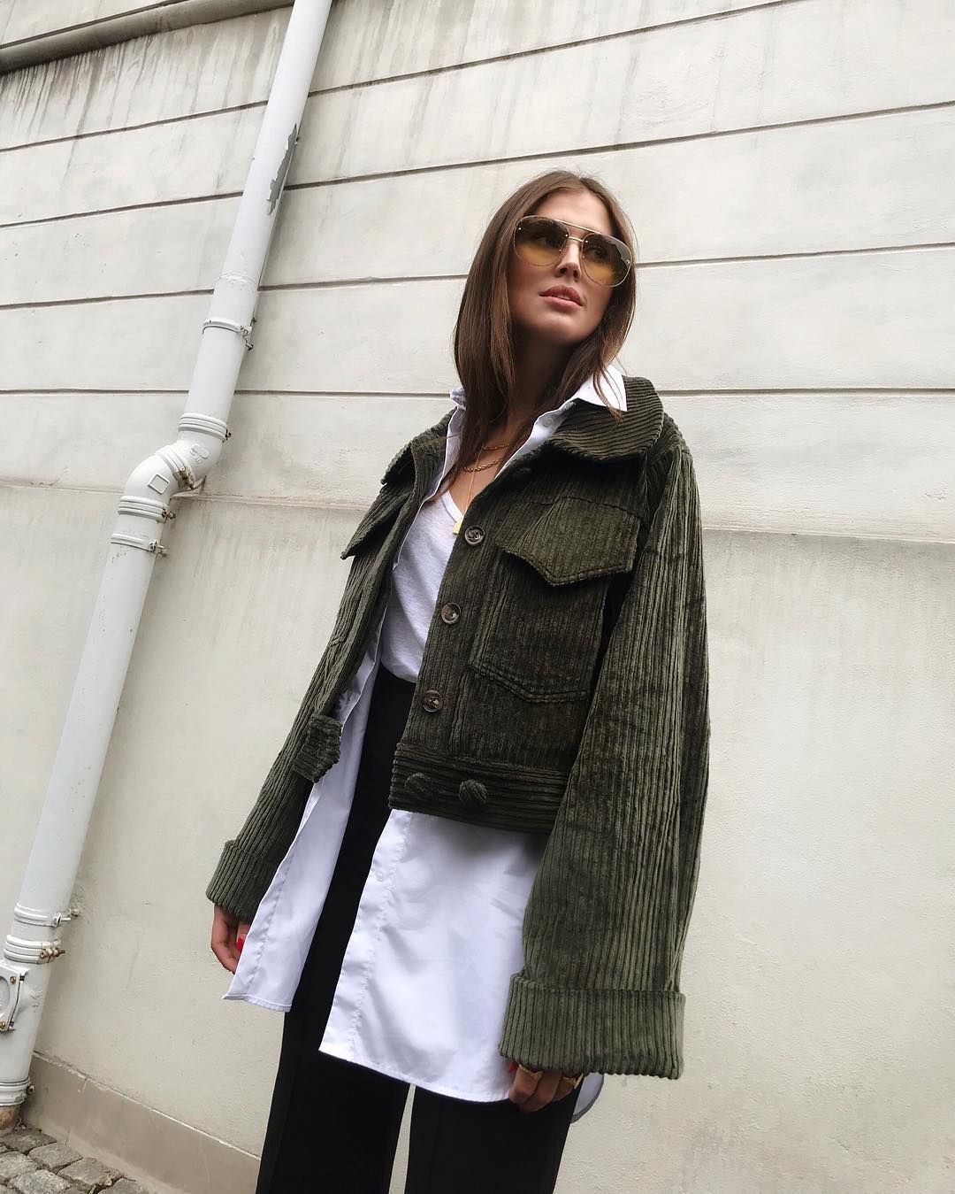 15 Outfits With Green Jackets You Can Wear Year Around | Who What Wear