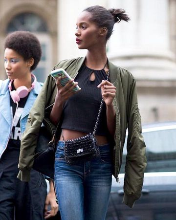 15 Outfits With Green Jackets You Can Wear Year Around | Who What Wear