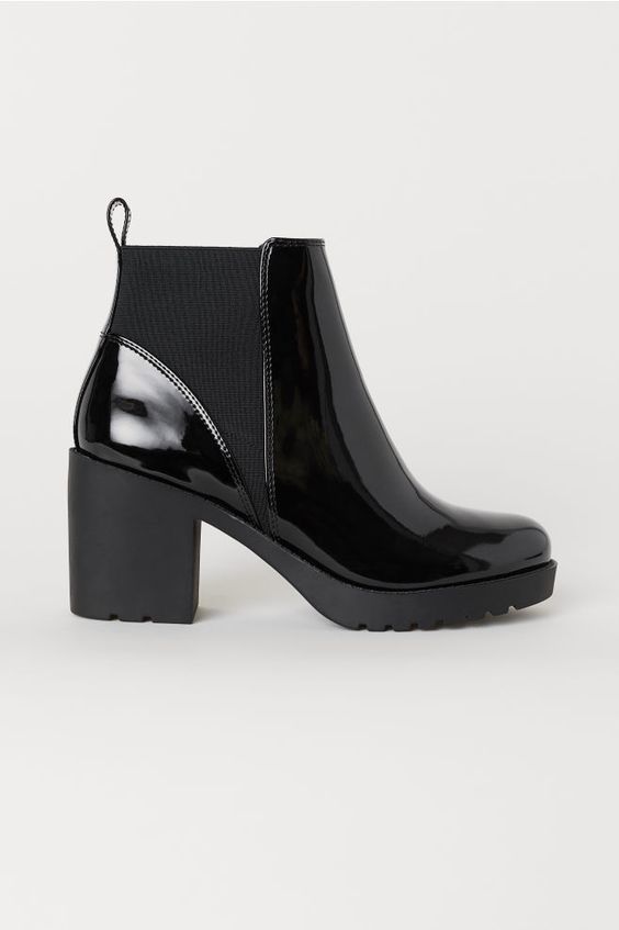 The Best Black Patent Leather Boots You Need This Winter | Who What Wear