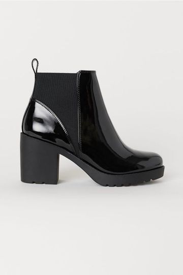The Best Black Patent Leather Boots You Need This Winter | Who What Wear
