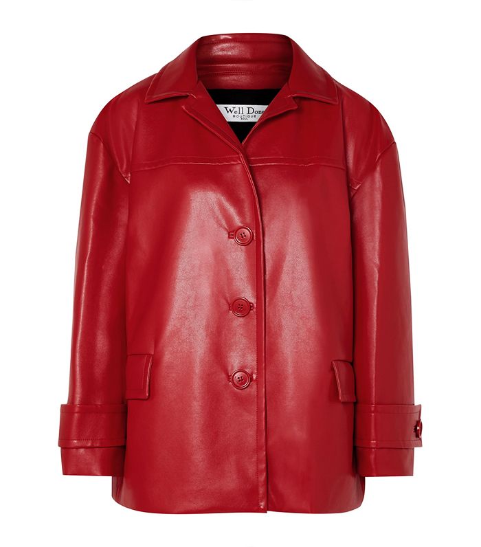 This '90s Leather Jacket Trend Is Back in Fashion | Who What Wear