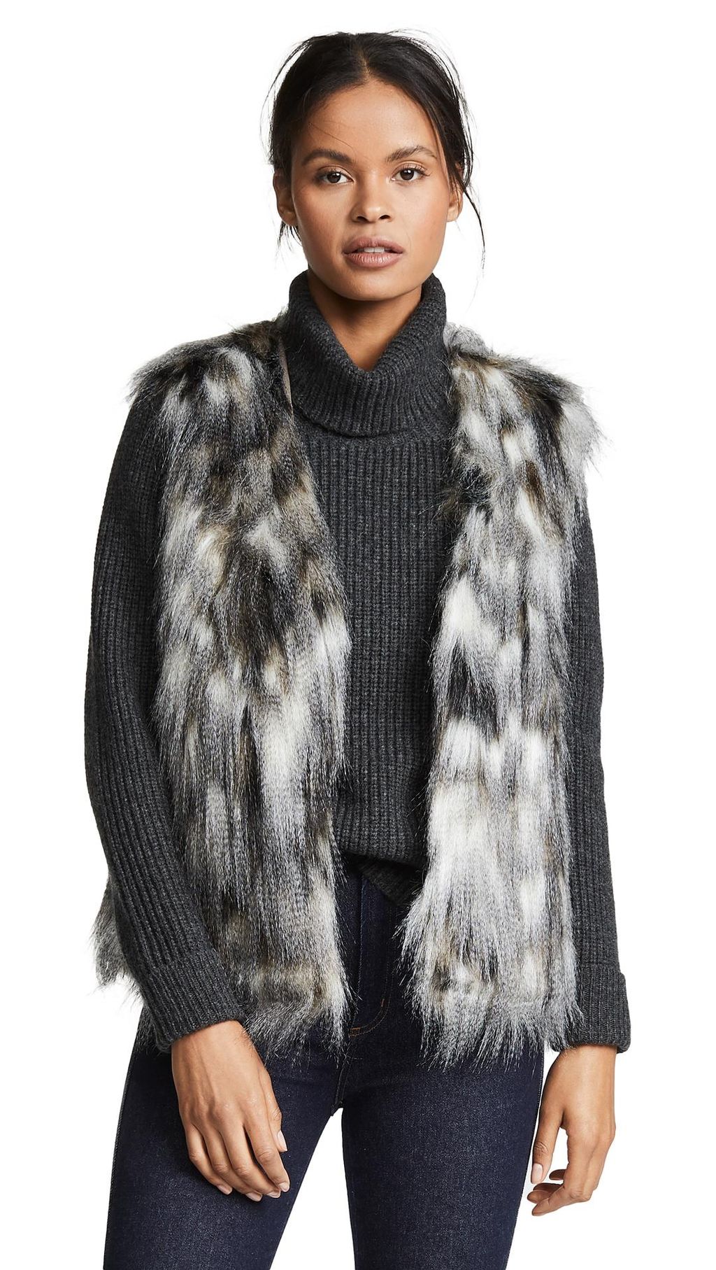 These Fur Vests Outfits Are Cool and Cozy | Who What Wear