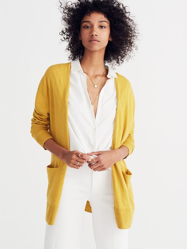 20 Bright Yellow Cardigans, From Pastel to Mustard | Who What Wear