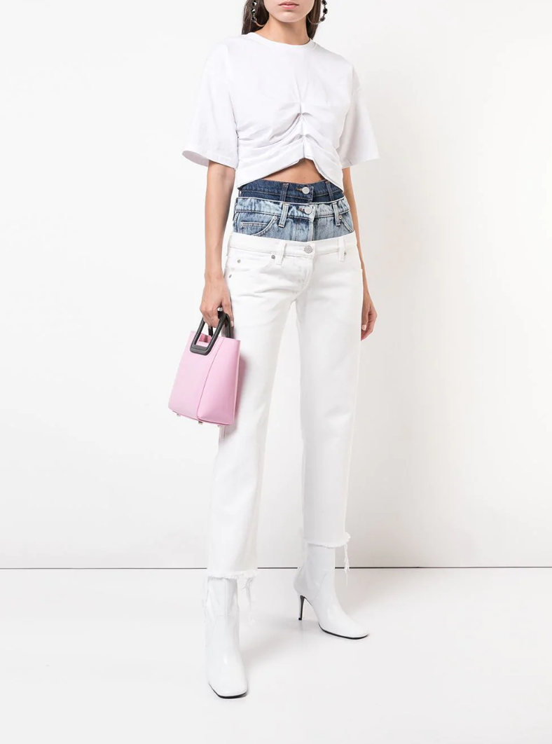 Layered Jeans Are the Polarizing New Denim Trend | Who What Wear