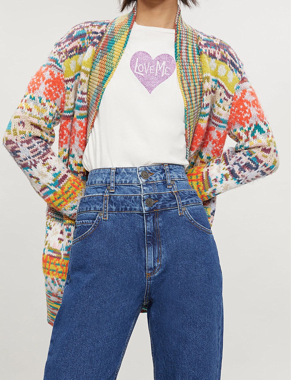 Layered Jeans Are the Polarizing New Denim Trend | Who What Wear