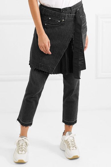 Layered Jeans Are the Polarizing New Denim Trend | Who What Wear