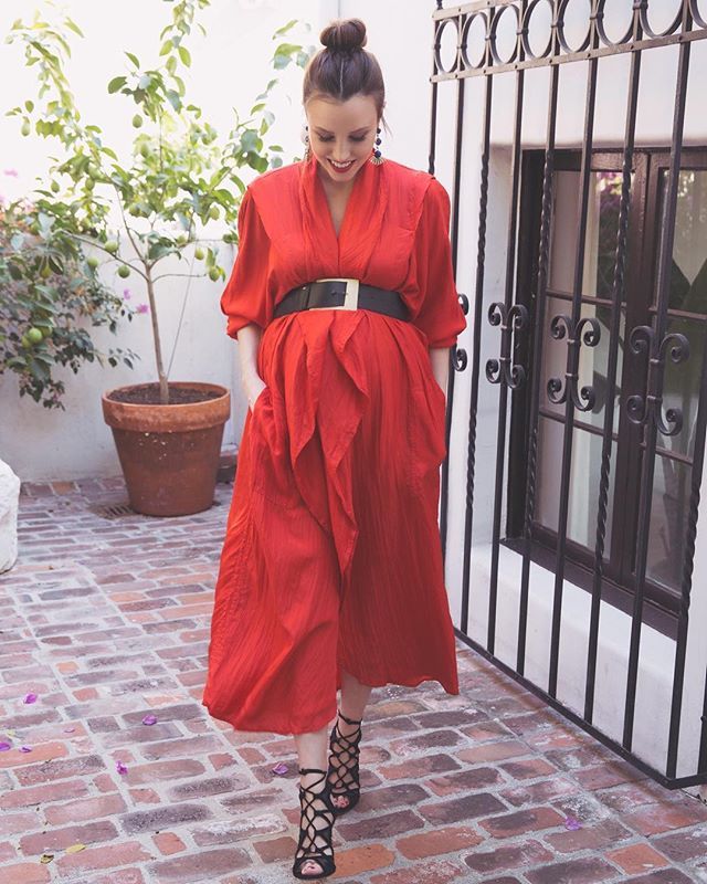 12 Maternity Party Outfits for the Stylish Mom-to-Be | Who What Wear