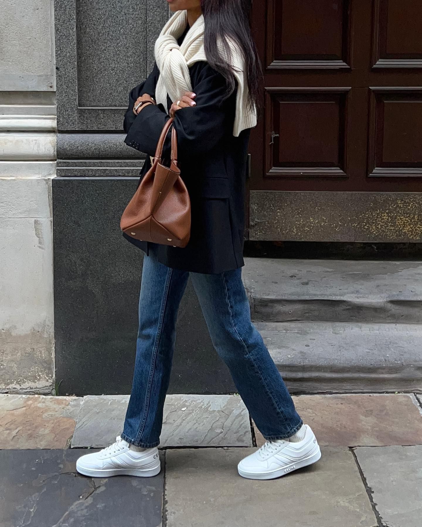 These Dark-Wash Jeans Will Go With Literally Everything | Who What Wear