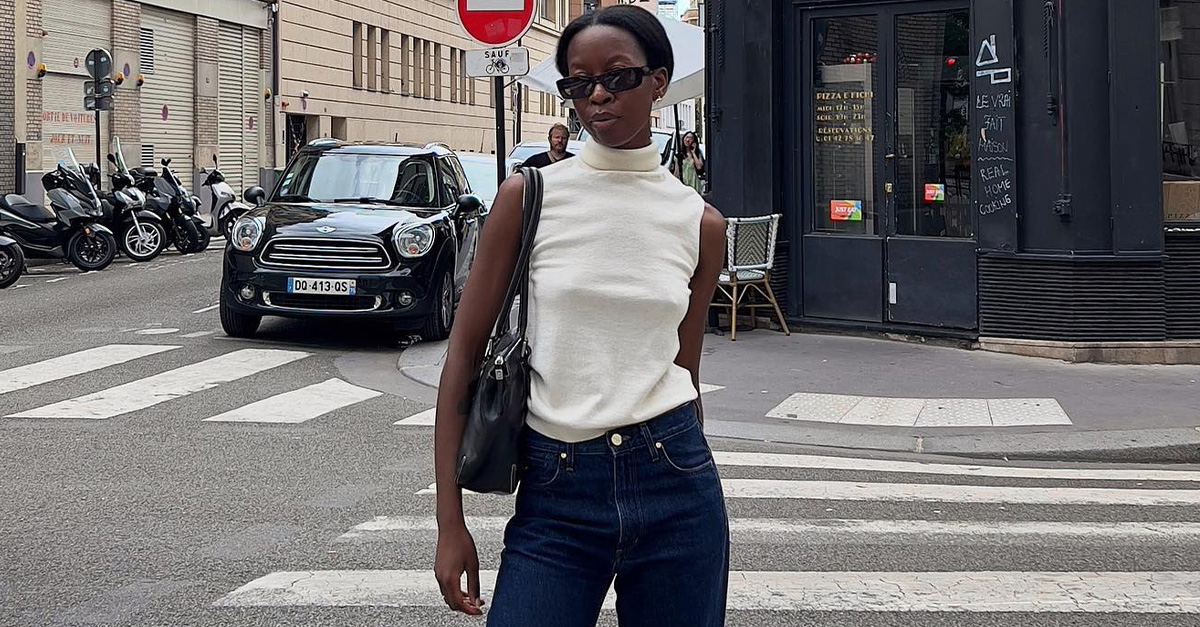 These Dark-Wash Jeans Will Go With Literally Everything | Who What Wear